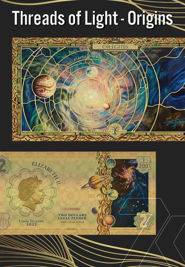 Threads of Light Gold Notes